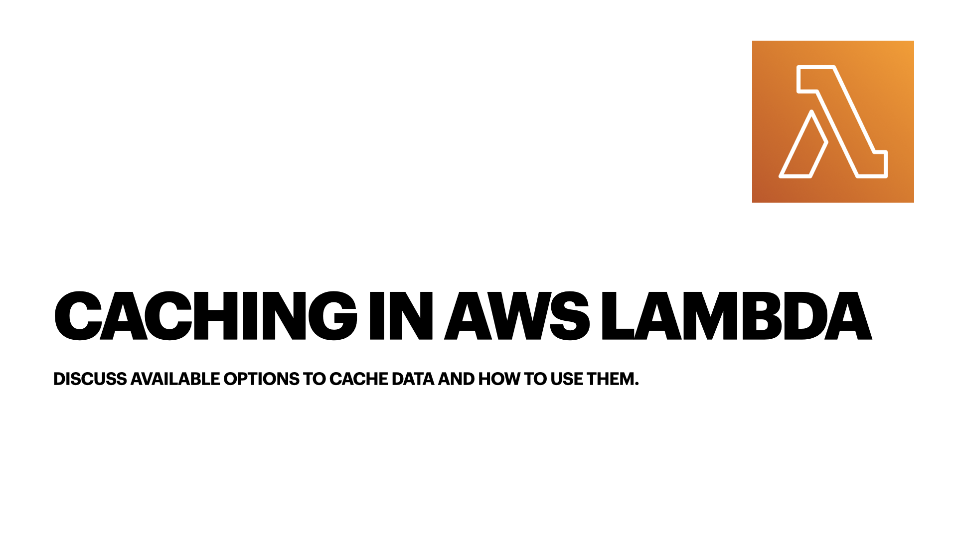 Caching in AWS Lambda - Sebastian Hesse - Software Engineer Caching in AWS Lambda - Sebastian Hesse - Software Engineer